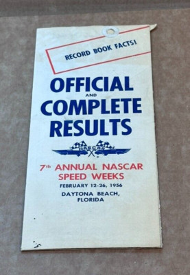 1956 NASCAR Chevrolet Daytona Original Dealer Pamphlets Auto ...