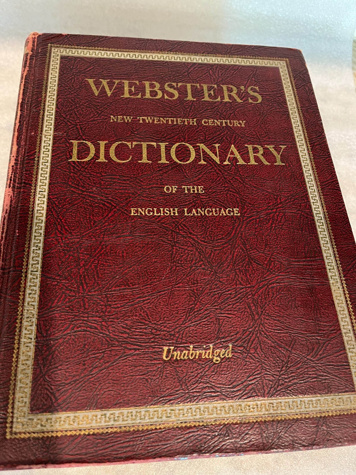 Webster's New Twentieth Century Dictionary Of The English Language ...