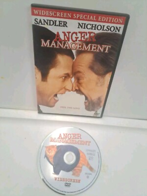 Anger Management DVD 2003 Adam Sandler Jack Nicholson WIDESCREEN ...