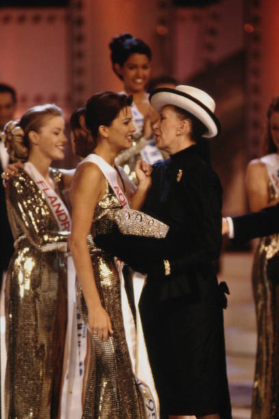 Melody Vilbert, Miss Aquitaine, Elected Miss France 95 1990s Old Photo ...
