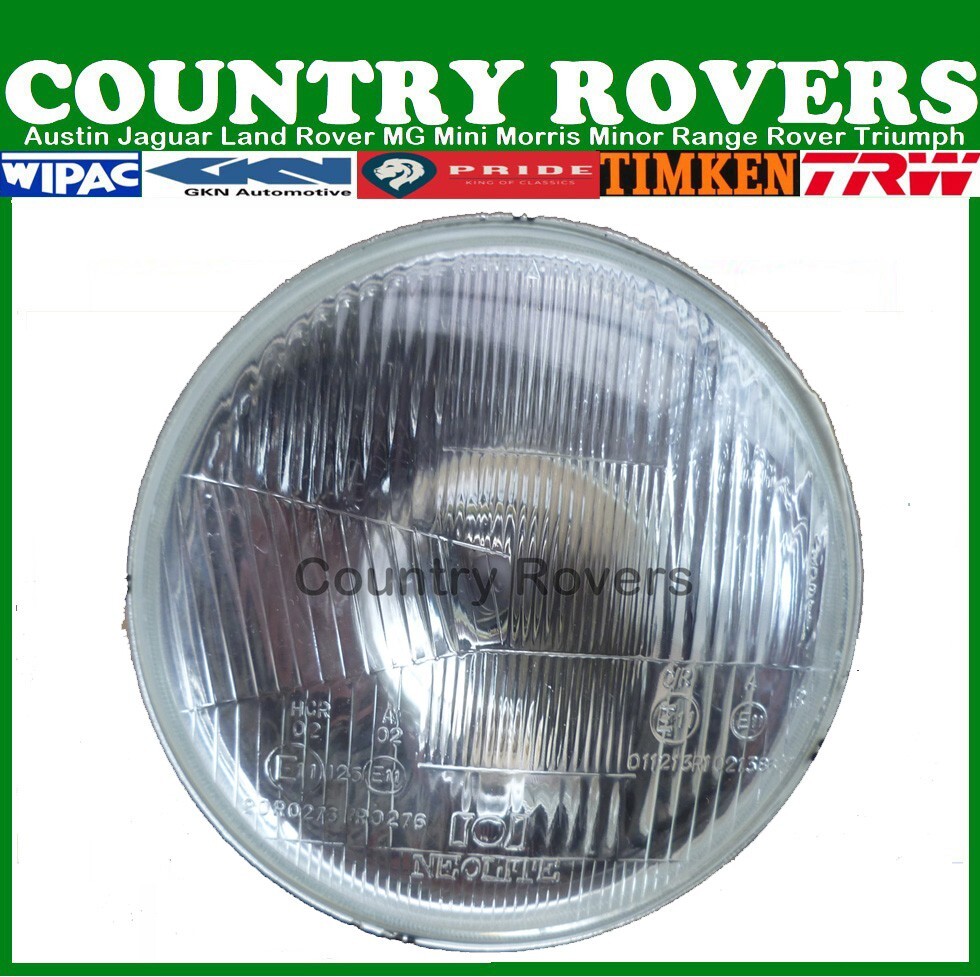 CLASSIC MINI HEADLIGHT HALOGEN CONVERSION KIT - 7 INCH ROUND + LUCAS H4 ...