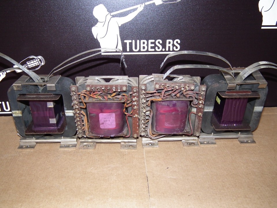 Two Siemens Klangfilm DOUBLE C-CORE Transformers 2A3 EL34 300B 211 845 ...