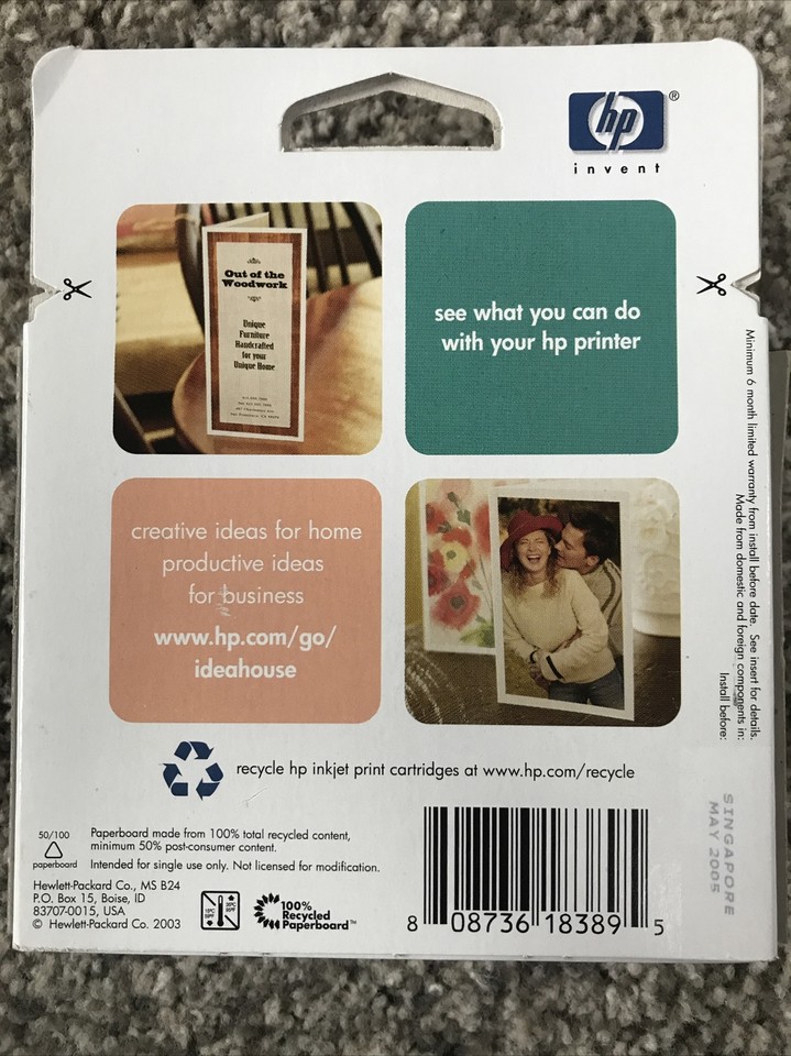 Hp Invent 28 Tri-color Inkjet Print Cartridge Deskjet Officejet Printer ...