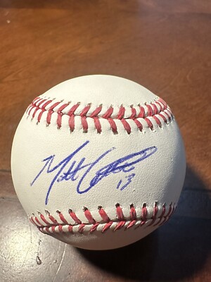 Matt Carpenter Autographed Baseball Cardinals Yankees, Padres Psa Cert ...