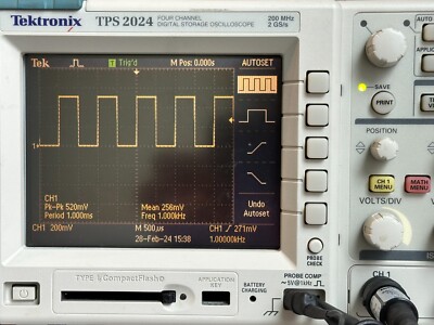 Tektronix TPS2024 200 MHz 4 CH Digital Storage Oscilloscope - READ | eBay
