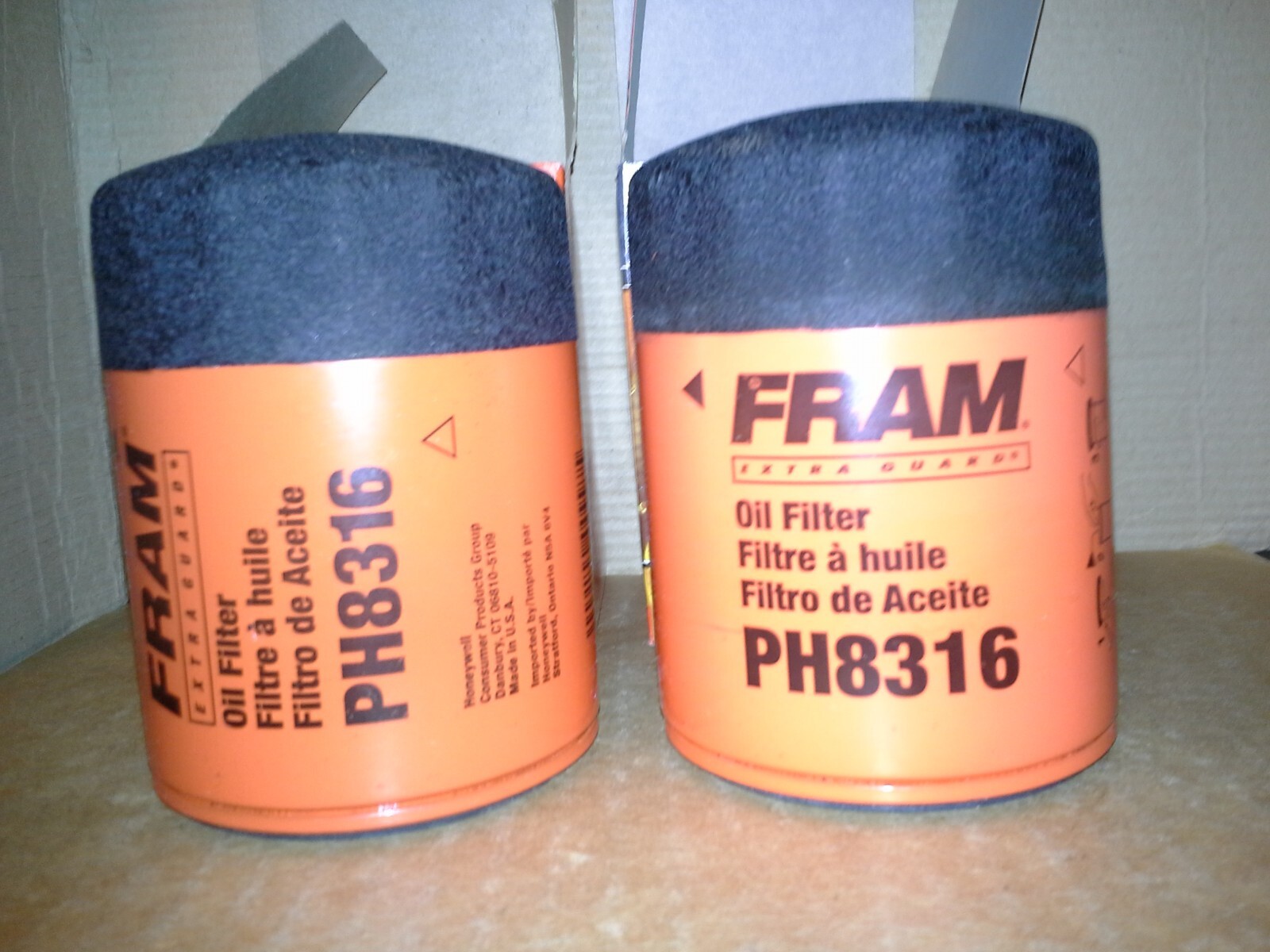 2PK. Fram Extra Guard Oil Filter PH8316 With Sure Grip 3X Engine ...