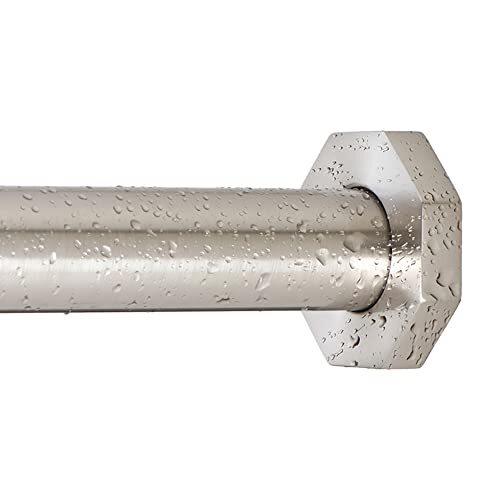 Ivilon Tension Curtain Rod - Hexagonal Spring Tension Rod 36 to 54 Inch ...