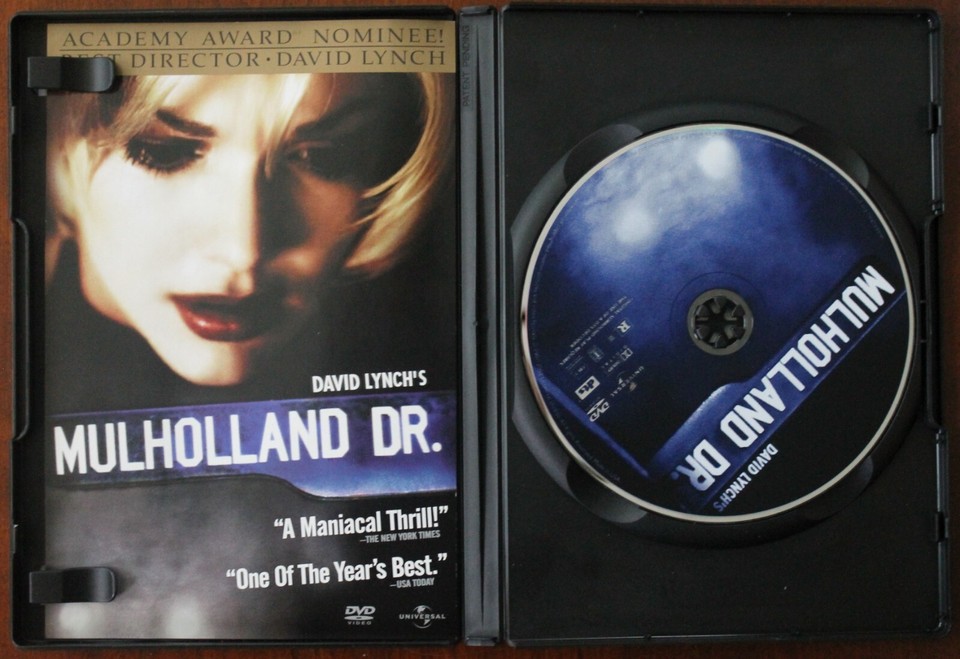 Mulholland Dr. (DVD) David Lynch/Insert/Like New/2168 25192178023 | eBay