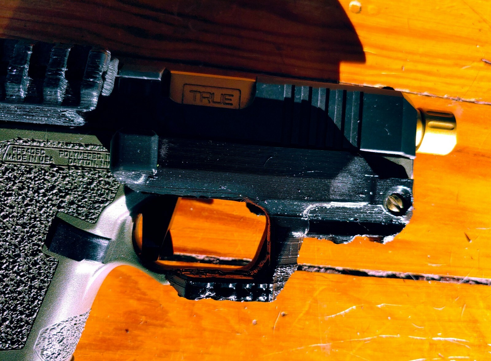 Glock 26 PF940SC P80 Rail Mounted Holster with Gas Pedal Fits G19 P80 ...