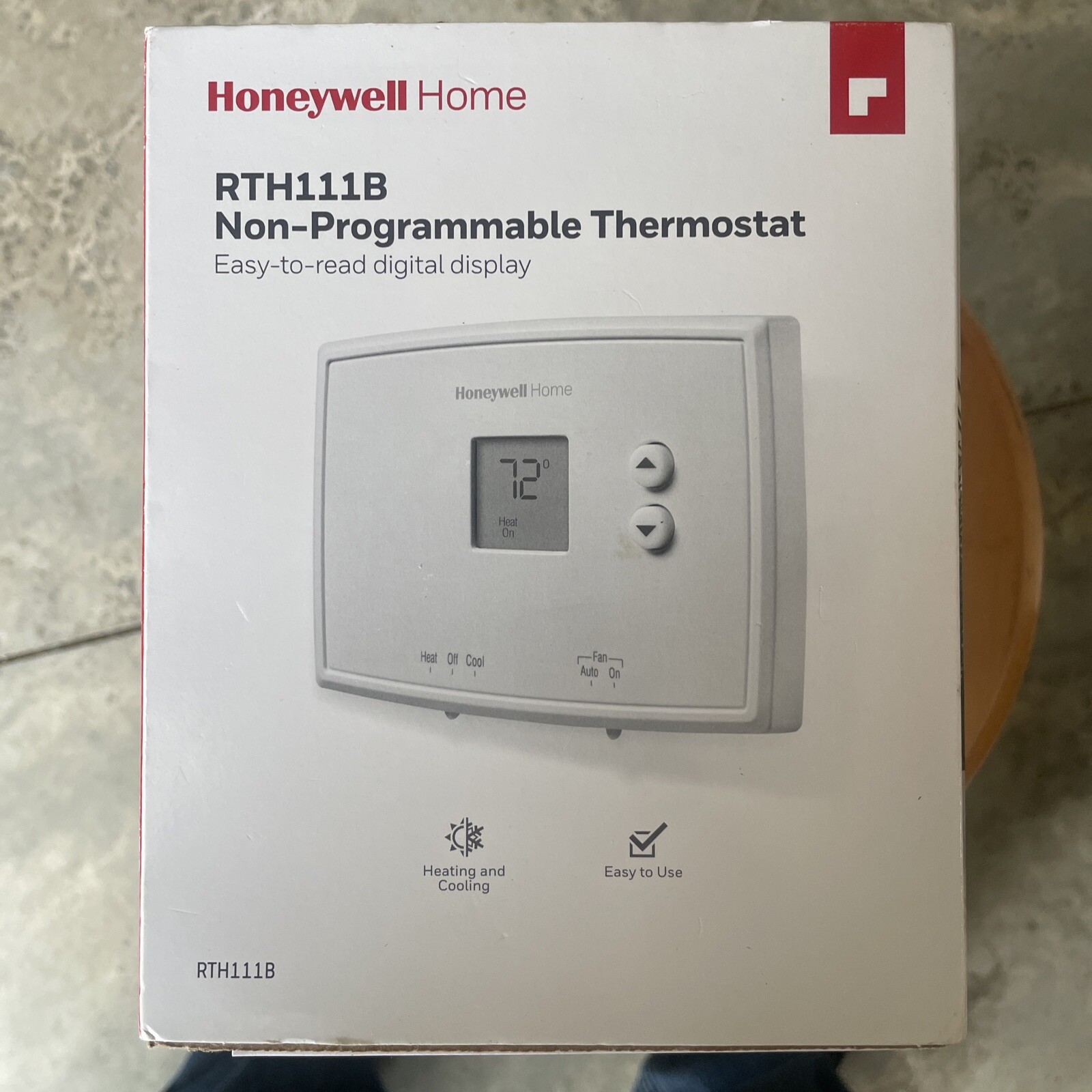 Honeywell RTH111B1024 Digital Non-Programmable Thermostat - White ...
