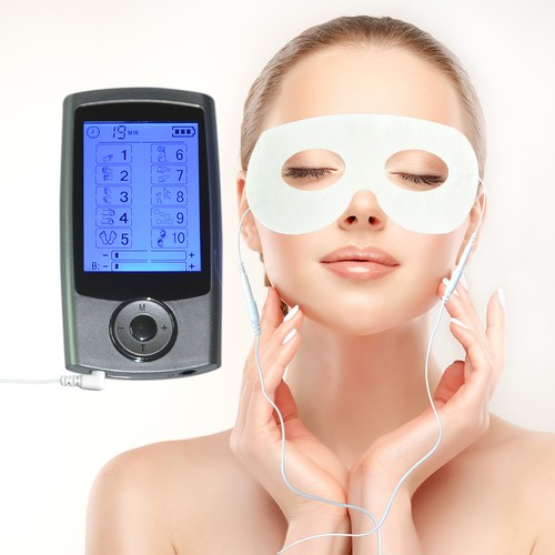 Digital Massager Electric Pulse Therapy TENS EMS + Massage Face Eye ...