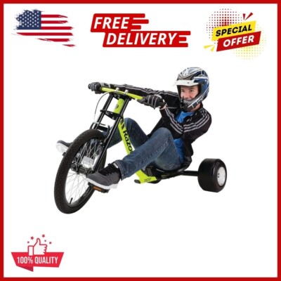 Adult Big Wheel Tricycle Drift Bike Razor 3 Wheel Trike Full Size Frame ...
