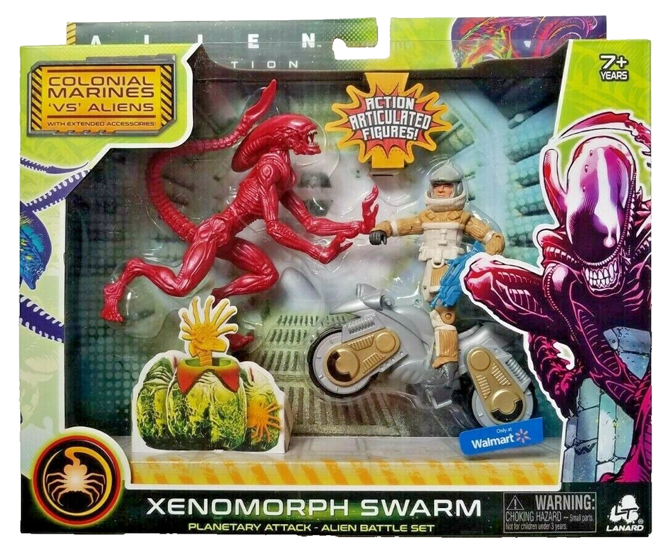 Alien Collection Queen + Xenomorph: Planetary Attack/Swarm Battle Set ...