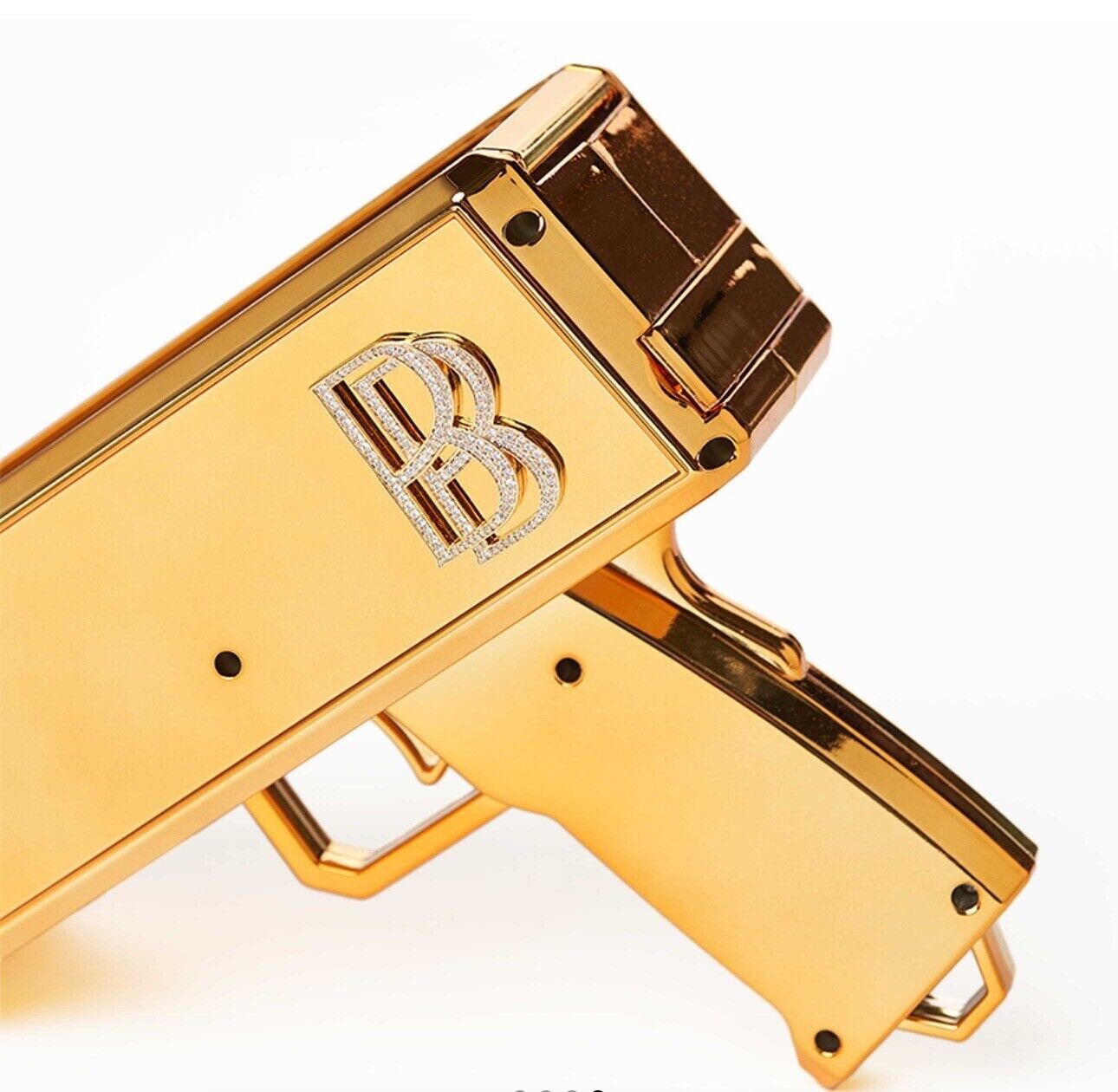 Ben Baller Gold Money Gun 2.0 Iced Out With Ben Baller Bucks/Gloves | eBay