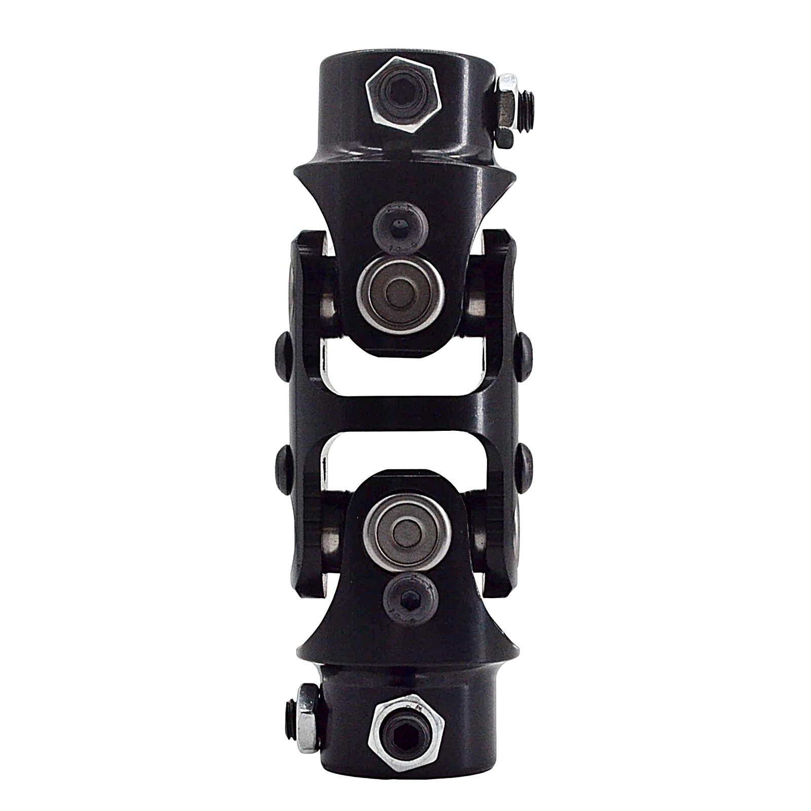 3/4" DD x 3/4" DD Double Steering Universal U Joint Shaft Coupler Black ...