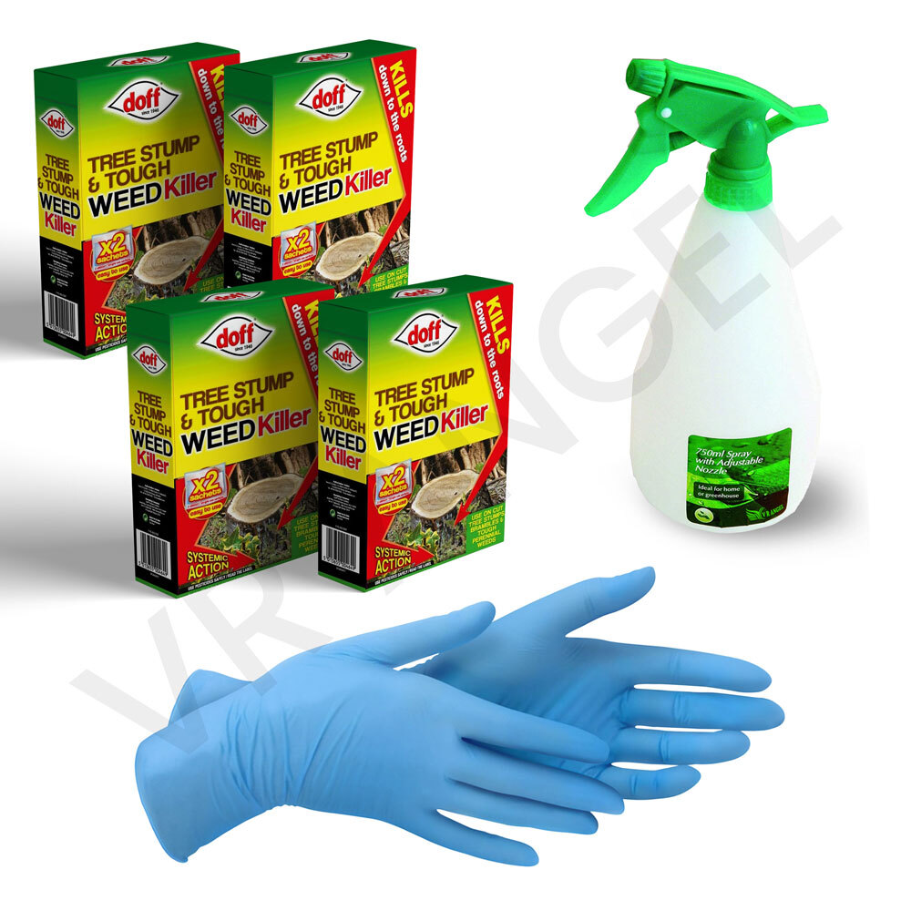 Extra Strong Weedkiller Doff Advanced Concentrated Weed & Roots Killer ...
