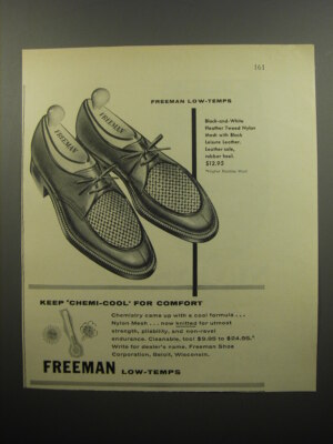 1955 Freeman Shoes Advertisement - Freeman low-temps | eBay