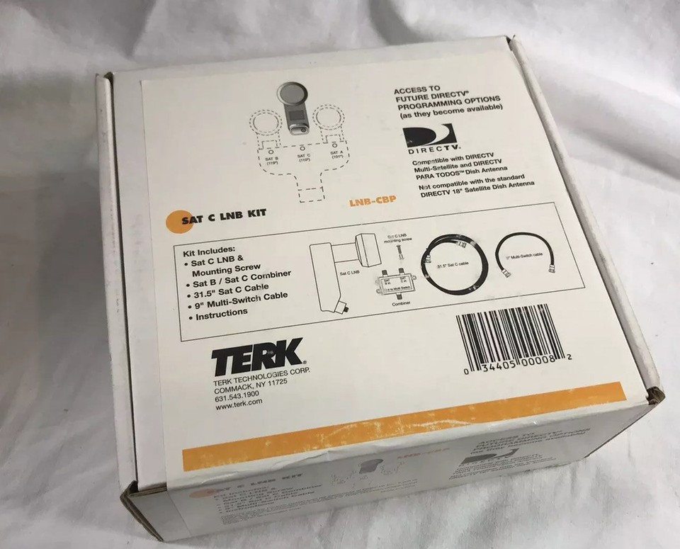 Terk DIRECTV Combiner Cables SAT C LNB Kit LNB-CBP Factory Sealed | eBay