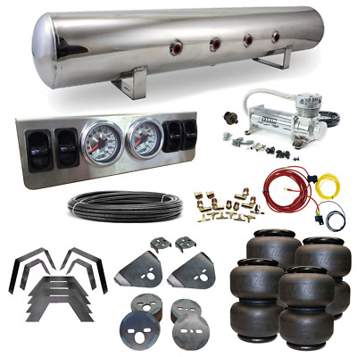 88-98 Chevy OBS Air Ride Kit - Stage 1 1/4" Manual Control 4 Path Air ...