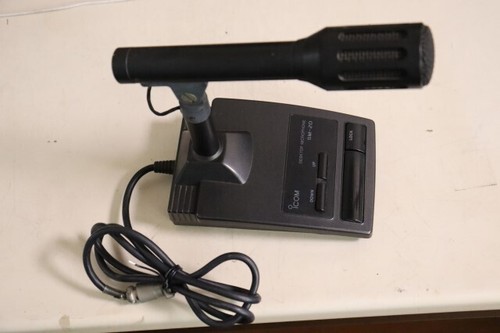 Icom SM-20 Desktop Stand Microphone Amateur Ham Radio Working Tested | eBay