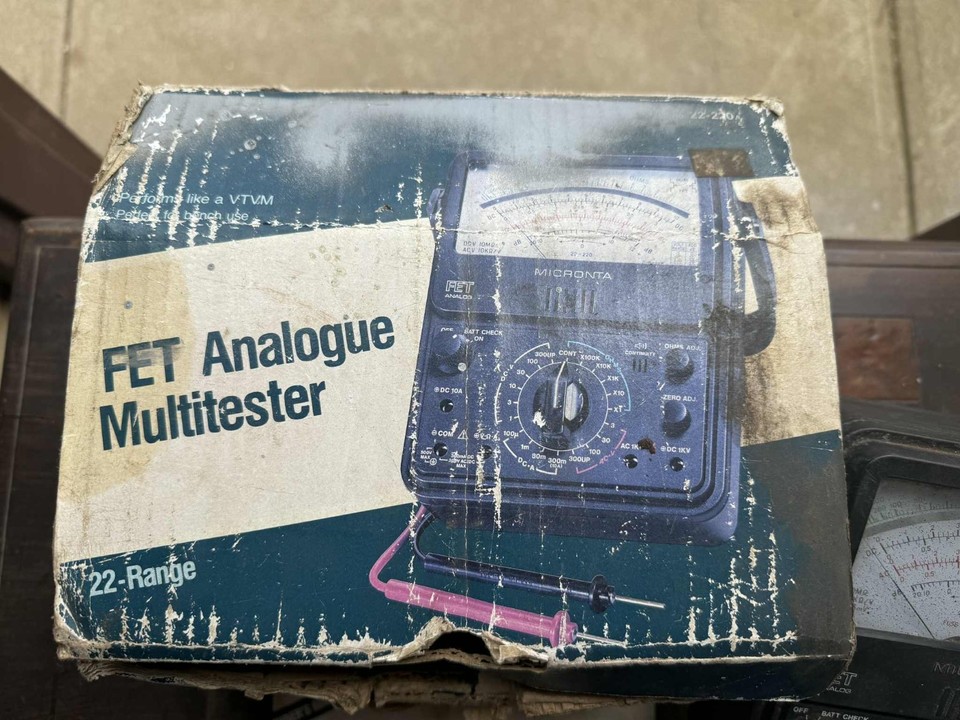 Vintage Micronta FET Analog Multitester (Cat. No. 22-220A) - Radio ...