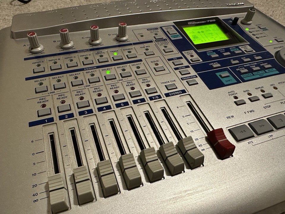 Tascam 788 Digital Portastudio Digital Recording Workstation | eBay