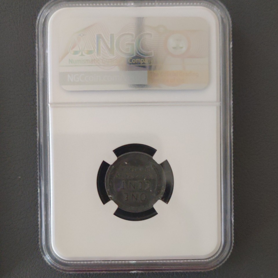 1943 Steel Lincoln Wheat Small Cent NGC Genuine Lincoln Wheat Cent ...