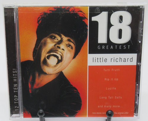 LITTLE RICHARD: 18 GREATEST HITS MUSIC CD, TUTTI FRUTTI GOOD GOLLY ...