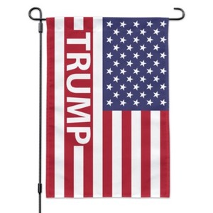 President Trump American Flag Garden Yard Flag | eBay