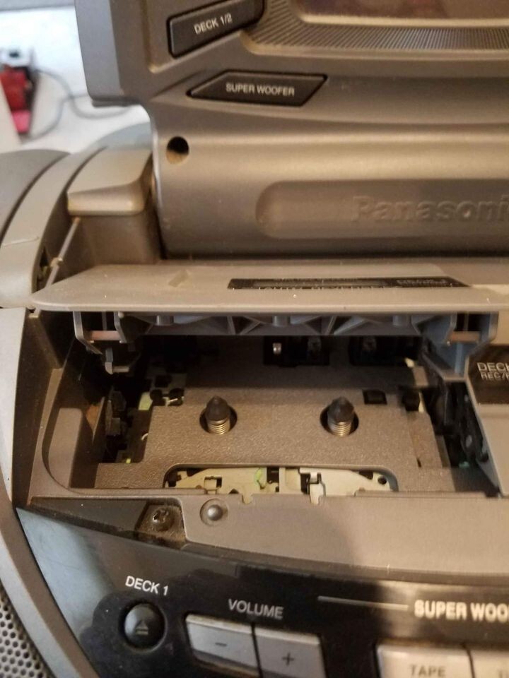 Vintage Rare PANASONIC RX-ED707 RADIO Double CASSETTE Recorder CD ...
