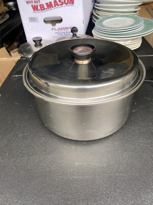 Vintage 6 QT Duncan Hines Regal Ware 3-Ply 18-8 Stainless Steel Stock ...