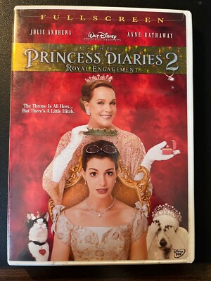 The Princess Diaries 2 Royal Engagement Walt Disney *FULL OR Widescreen ...