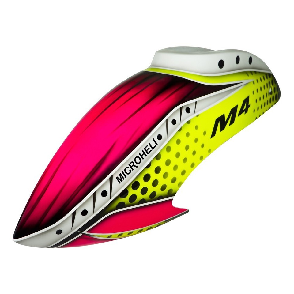 Microheli Airbrush Fiberglass Monster Jaw Canopy - OMP Hobby M4 | eBay