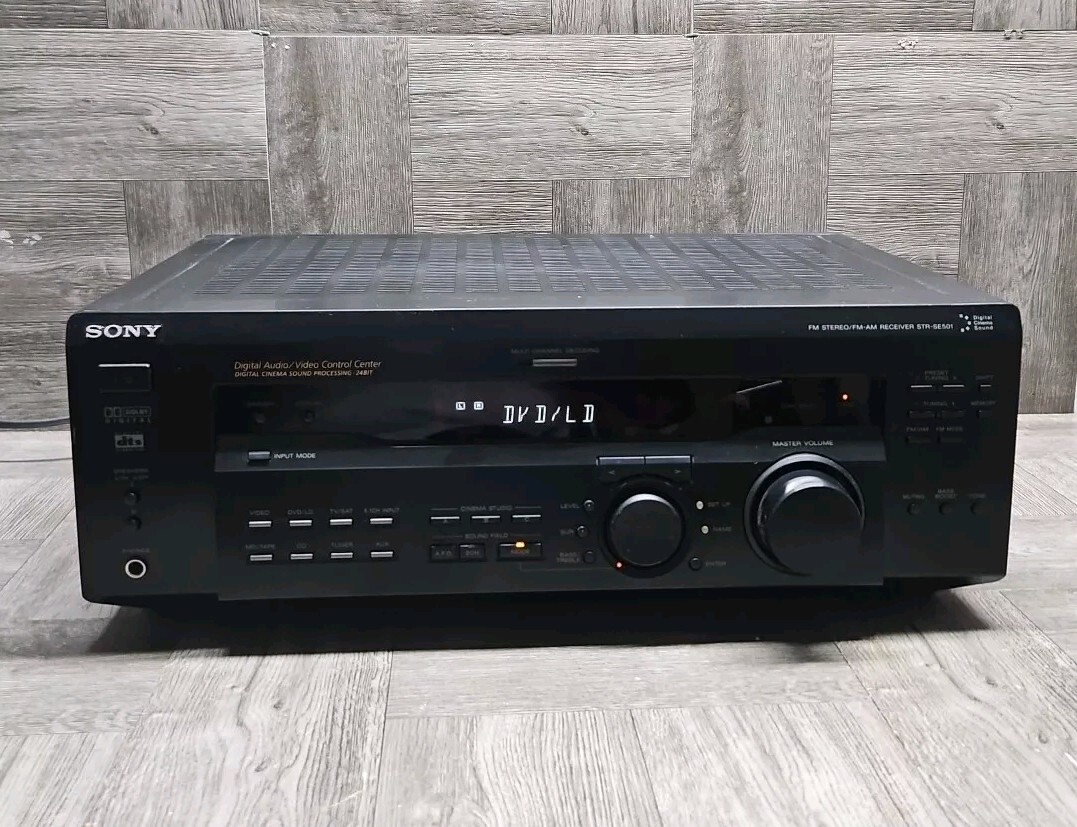 Sony FM Stereo/FM-AM Receiver STR-SE501 Dolby Digital DTS Digital ...
