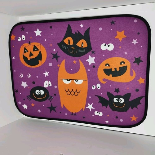 Halloween Door Mat Light Up Screaming Indoor Outdoor Rug Bats Pumpkin ...