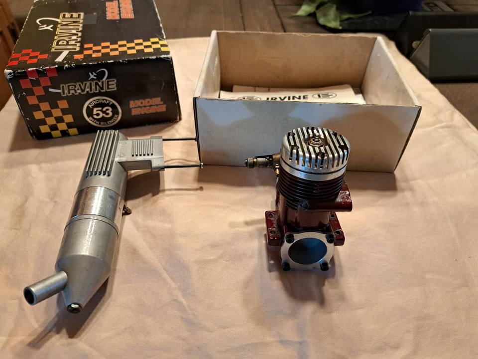 Irvine 53 RC Airplane engine, Used, Made in England! | eBay