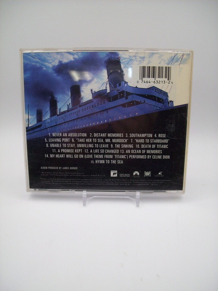 Titanic (CD) Movie Soundtrack Celine Dion James Horner - VERY GOOD Pre ...