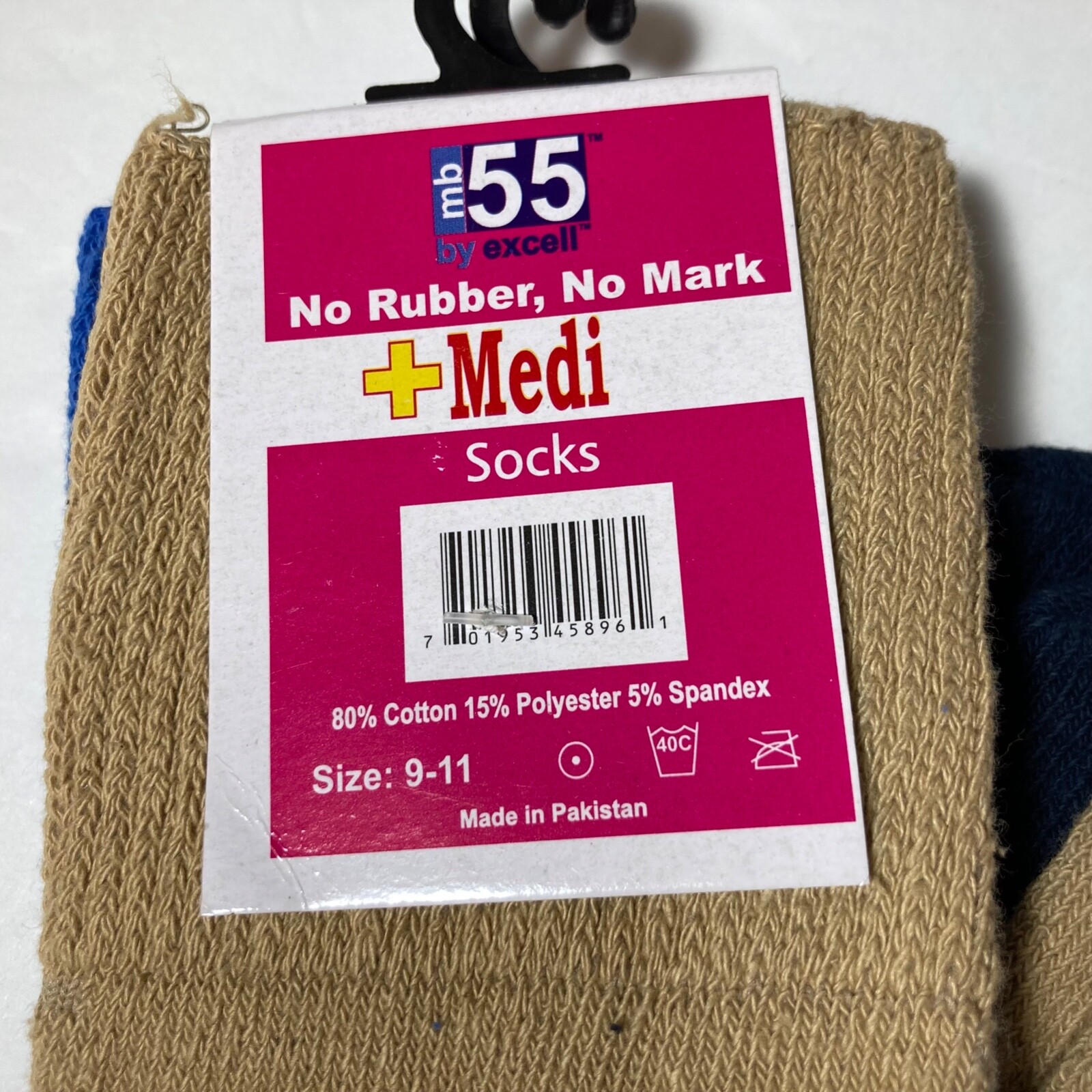 Excel MB 55 Patient Hospital No Slip Socks 10-13 Adult Multicolor Lot ...