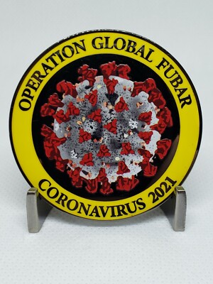 2021 Operation Global FUBAR police Challenge Coin pandemic enduring ...
