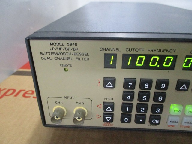 Krohn-Hite 3940 Programmable Dual Channel Butterworth/bessel Filter ...