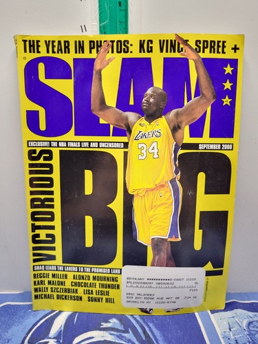 Slam Magazine Shaq Kobe Lakers NBA Finals September 2000 Basketball ...