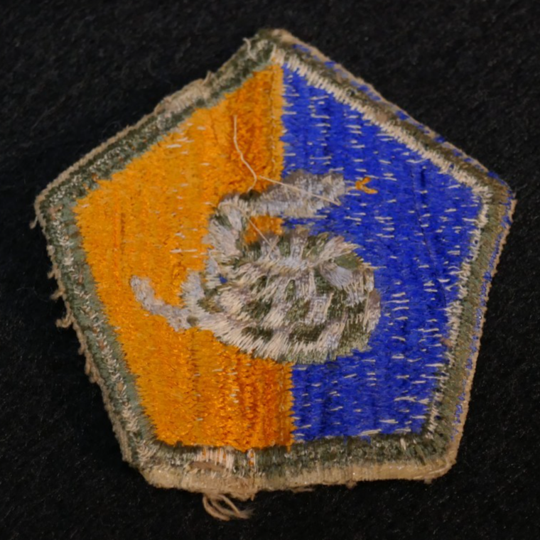 WWII US Army 51st Infantry Division SSI Shoulder Patch Cut Edge Wartime ...