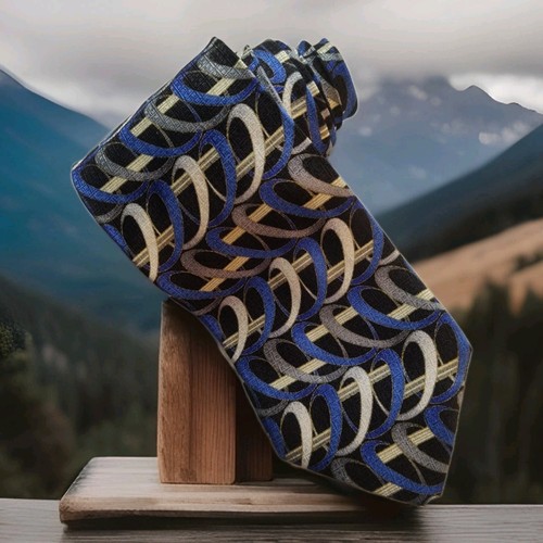 Timo Cojina Men's Blue & Gold Neck Tie 60x3.5" 1752 | eBay