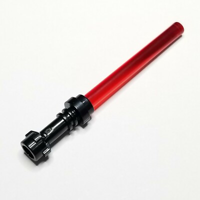 Lego Star Wars - x1 Lightsaber Translucent Red Blade Trans - New Jedi ...