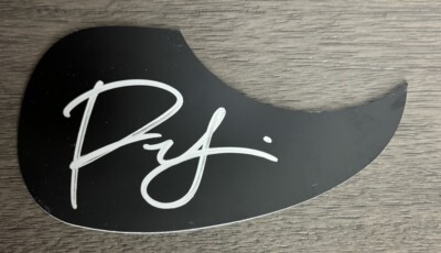 Redferrin Country Music Artist autographed Acoustic Guitar Pickguard | eBay