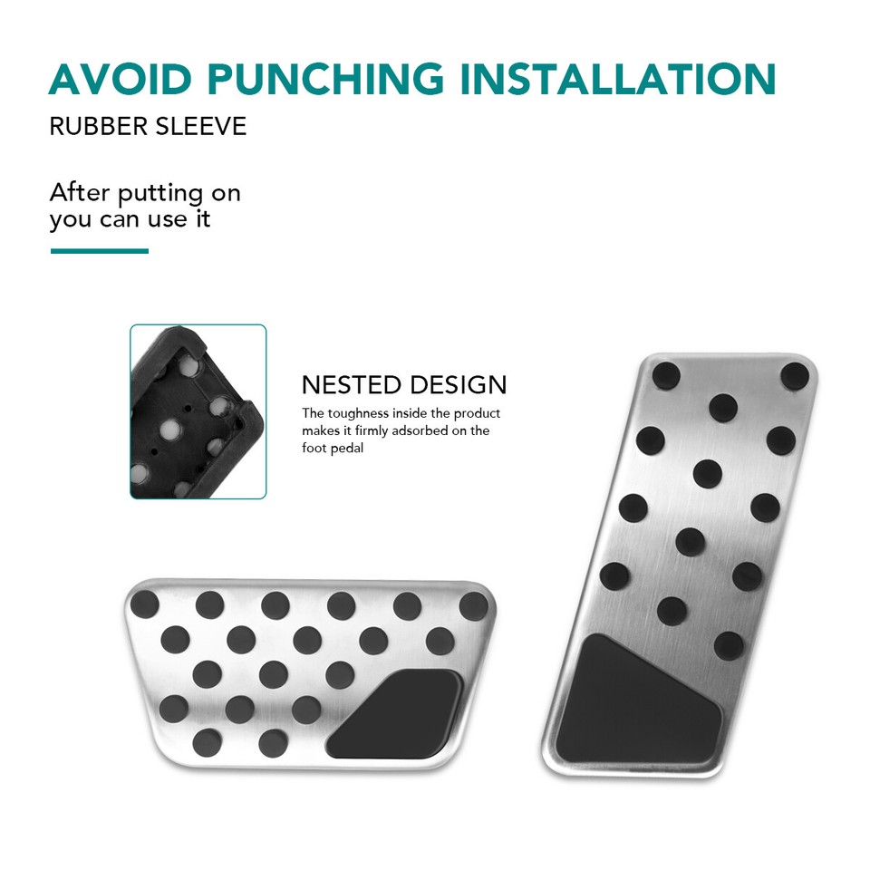 Gas Pedal Extender Cover Driver Foot Rest Pad for Jeep Wrangler JK JL ...