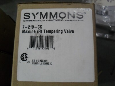 Symmons 7-210-CK Maxline Tempering valve | eBay