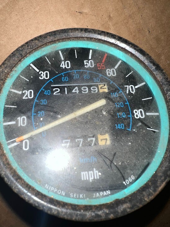 Used 80 Mph Speedometer For Vintage Kawasaki Street Bike | eBay