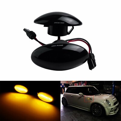 2x For Mini Cooper R50 R53 R52 Canbus LED Side Indicator Repeater ...