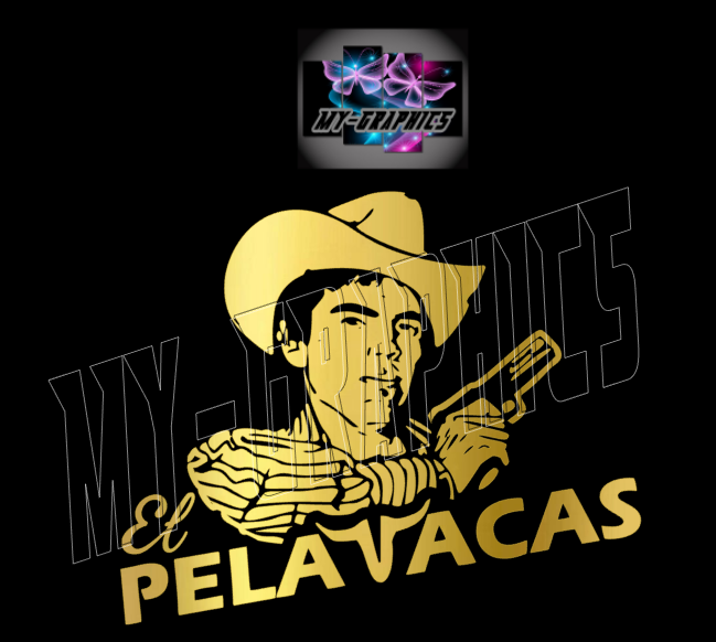 EL PELAVACAS CHALINO SANCHEZ DECAL STICKER CALCOMANIA DE VINILO 7" / 8 ...